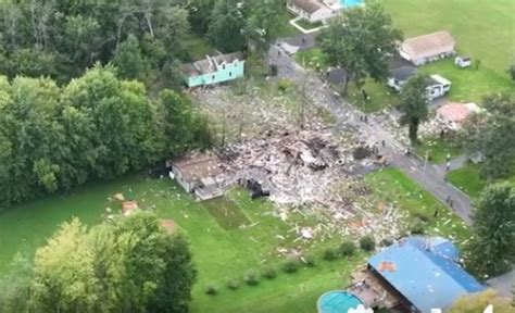 See Dramatic Drone Video Of Central New York House Destroyed By Gas