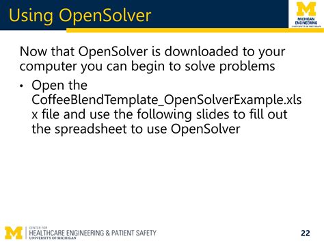 Opensolver Installation Open Solver Jsntalletion Pptx
