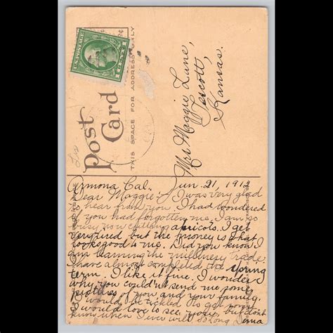 Antique Postcard Mission Dolores San Francisco California Church