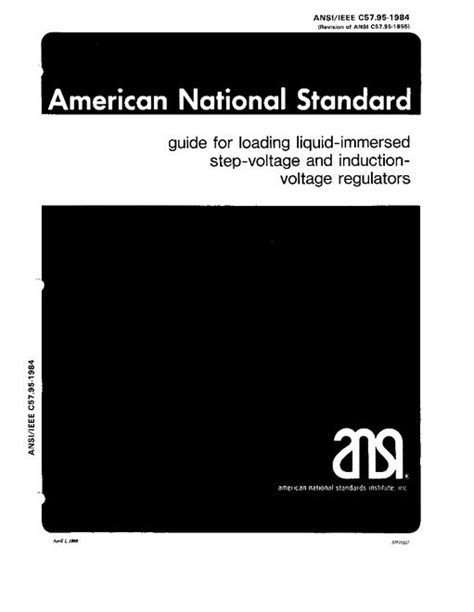 Ieee C57 95 1984 Pdf Download International Engineer Standards Online