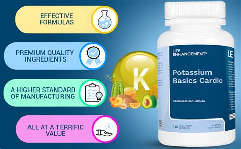 Life Enhancement High Potency Potassium Supplement Cardio