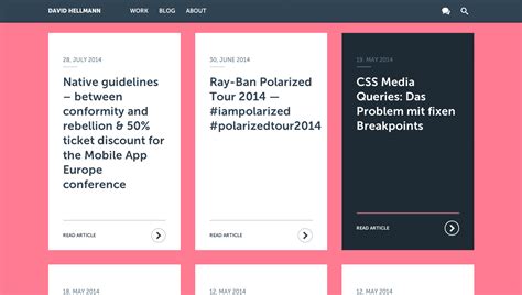 David Hellmann — Designer Developer Cyclist Aards Sotd