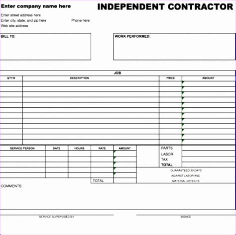 6 1099 Template Excel Excel Templates Excel Templates