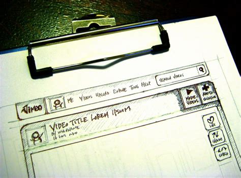 My Bit Sketched Ui Wireframes And Mockups 18 Great Examples