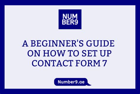 A Beginner S Guide On How To Set Up Contact Form 7 Digital Marketing Agency Dubai