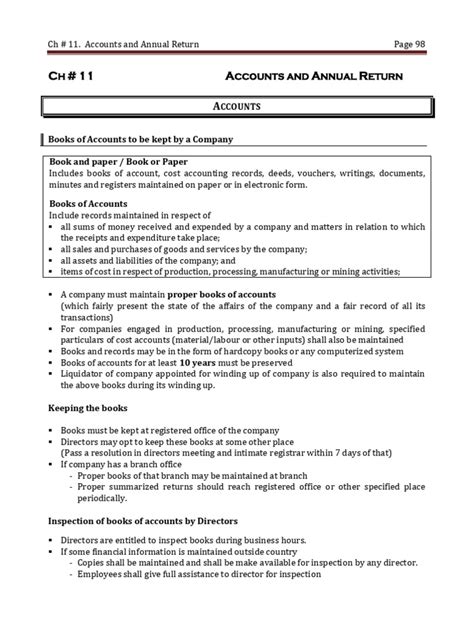 Chapter 11 Pdf Financial Statement Dividend