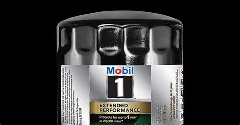 Mobil One Oil Filter Selector Chart
