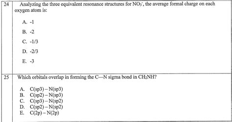 Solved Analyzing The Three Equivalent Resonance Structures