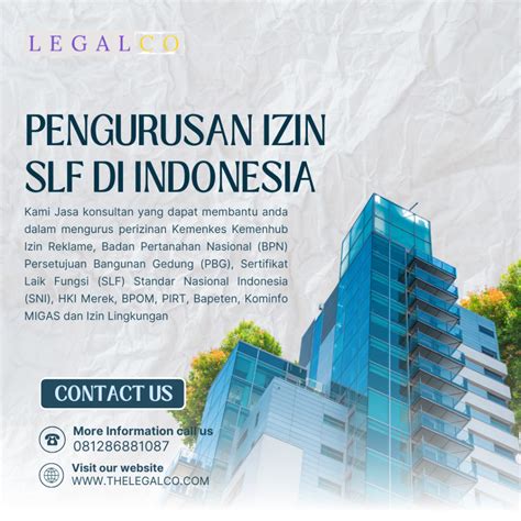 Urus Izin Slf Indonesia The Legal Co