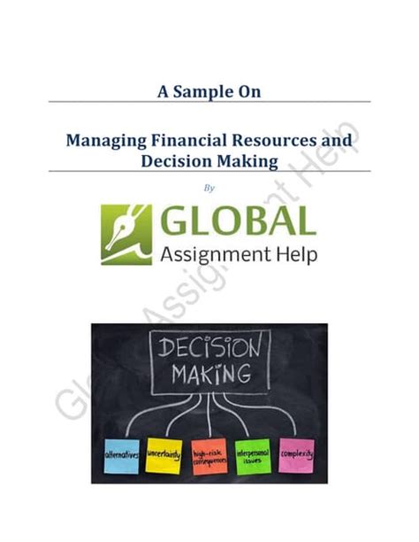 Financial Management Assignment Sample Pdf