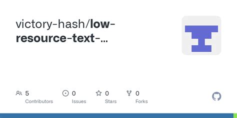 Github Victory Hashlow Resource Text Classification Framework