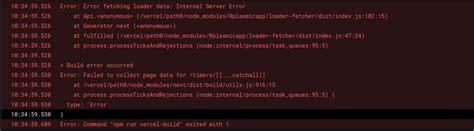 Error While Building Page Nextjs App Internal Server Error On