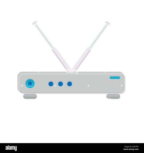 Vector Illustration White Flat Icon Simple Modern Digital Digital Wi Fi