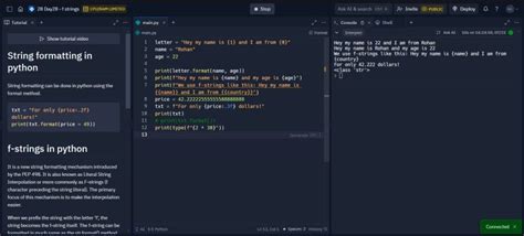 Rohan Kadam On Linkedin 100daysofpython Python Programming Learning Replit Codewithharry
