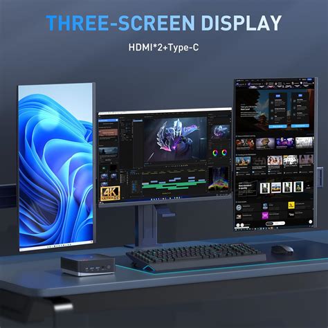 Mini PC NiPoGi AM AMD Ryzen Pro U Pana La GHz GB RAM GB SSD WiFi BT