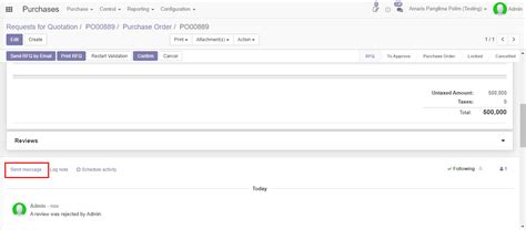 Reject Validasi Purchase Order System Documentation