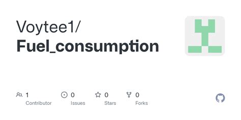 GitHub Voytee1 Fuel Consumption