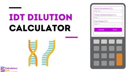 Idt Dilution Calculator Online