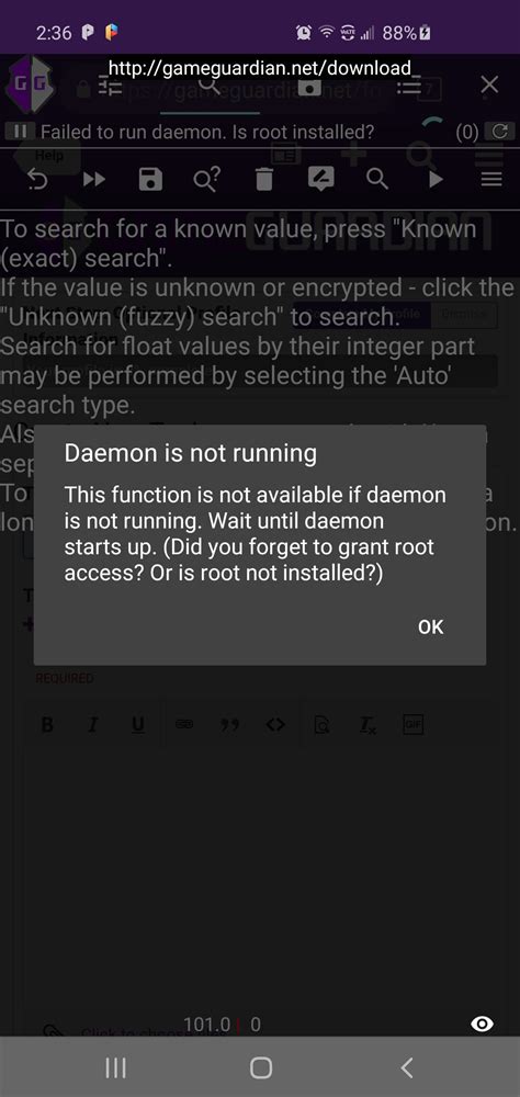 Gg In Parallel Spaces Failed To Run Daemon Help Gameguardian