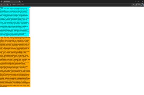 Css Overflow Y Auto Scroll Bar Does Not Disappear After Resizing Window Even When The Content