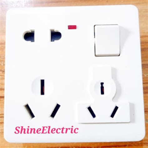 Jual Colokan Stop Kontak Dinding Universal Saklar Stopkontak Switch On Off Jakarta Barat