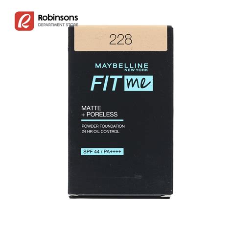 Maybelline Fit Me Matte Poreless Powder Foundation Shopee Philippines