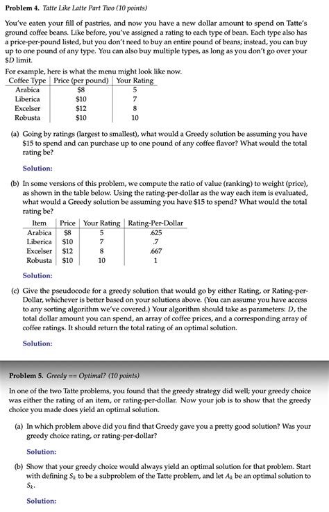 Solved Problem 5 ﻿greedy ﻿optimal 10 ﻿pointsin One Of