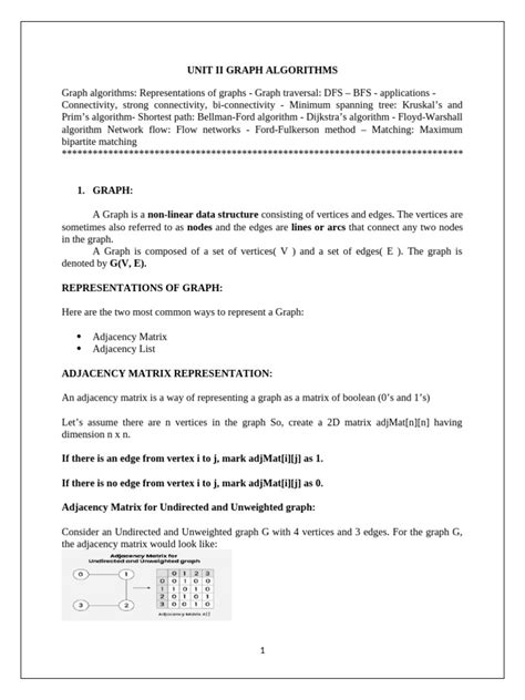 Alg Unit Ii Pdf Vertex Graph Theory Graph Theory