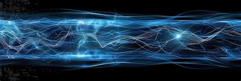 Premium Photo Abstract Network Of Interconnected Blue Lines