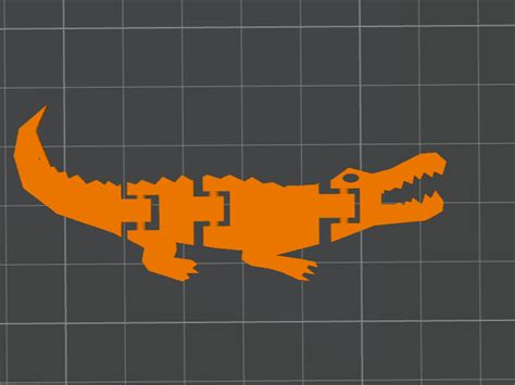 Alligator Keychain By Bobross Makerworld Download Free 3d Models