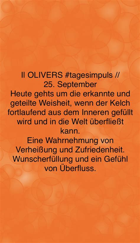 Tagesimpuls Oliver Stuber