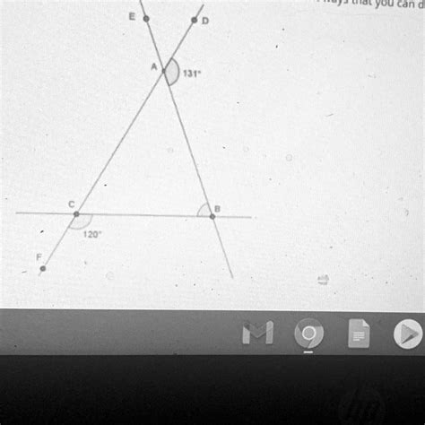 Triangle Abc Is Shown In The Diagram Below Show Two Different Ways That You Can Determine The
