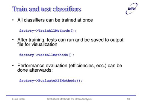 Ppt Statistical Methods For Data Analysis Multivariate Discriminators