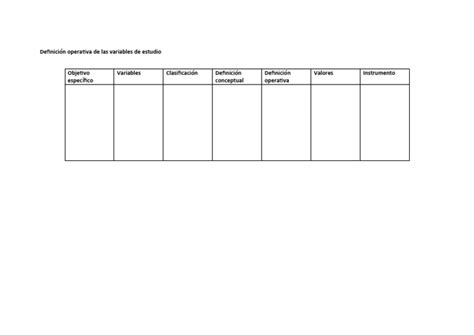 Tabla De Variables Pdf Tabla De Variables Pdf