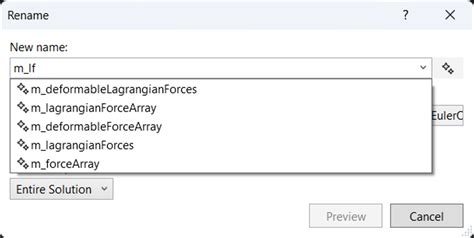 use ai powered rename suggestions to rename your c variables in