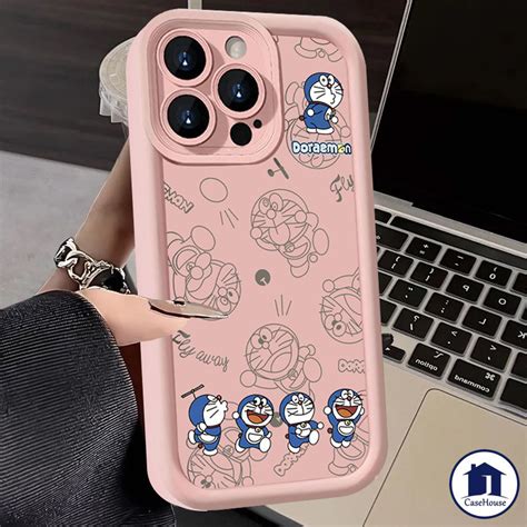 การ์ตูนโดราเอมอนน่ารักซอฟท์เคสเข้ากันได้สำหรับ Oppo A15 A17 A38 A16a58