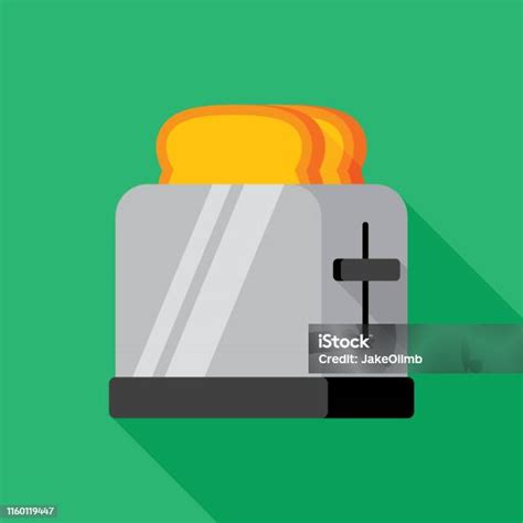 ไอคอนเครื่องปิ้งขนมปังแบน ภาพประกอบสต็อก ดาวน์โหลดรูปภาพตอนนี้ เครื่องปิ้งขนมปัง การจัด