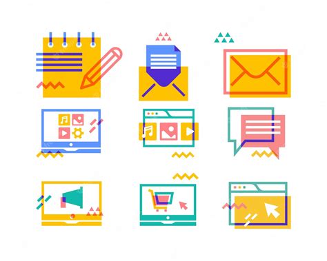 Premium Vector Flat Design Modern Vector Illustration Icons Set For Web And Mobile Applications