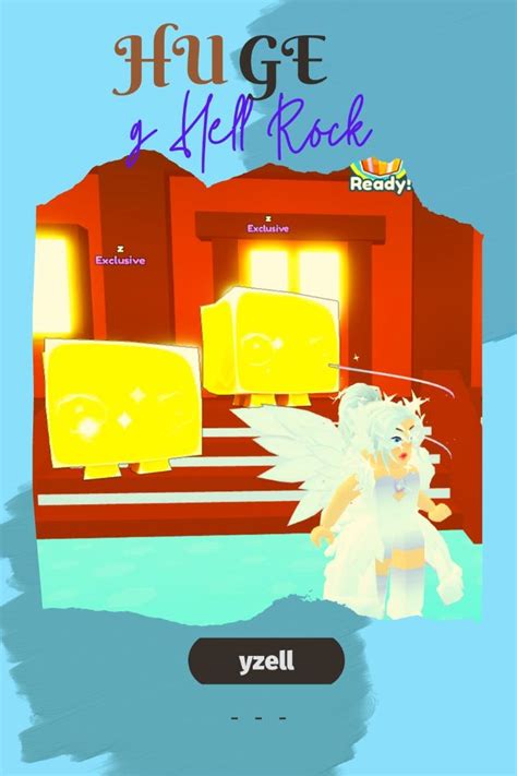 Huge Golden Hell Rock Pet Simulator X Video Gaming Video Games
