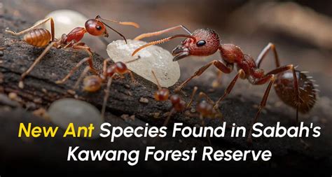 New Ant Species Discovered In Sabahs Kawang Forest Reserve