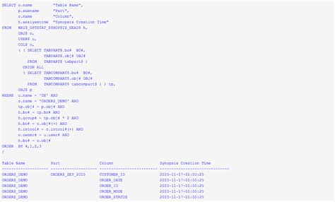Sophisticated Incremental Statistics Gathering Feature In C