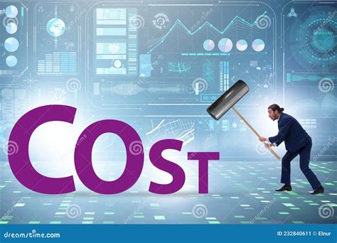 Cost Optimisation Concept With Falling Costs Stock Image Image Of Optimization Business