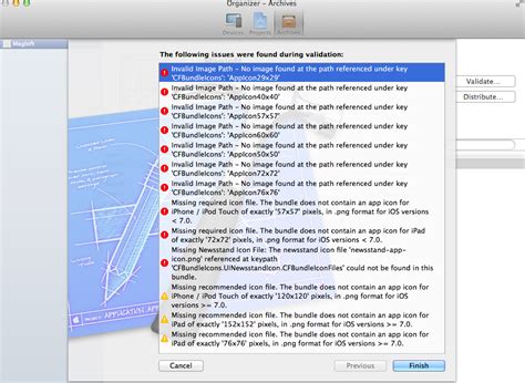 Xcode 51 Asset Catalog Archive Appicon Invalid Image Path