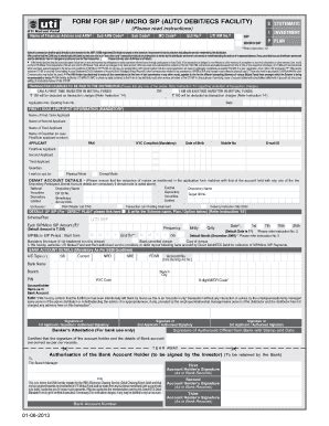 Form For SIP MIcro SIP Emkay Global Financial Services Ltd Fill And Sign Printable