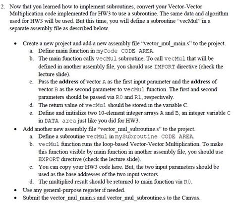 Solved 2 Now That You Leaned How To Implement Subroutines