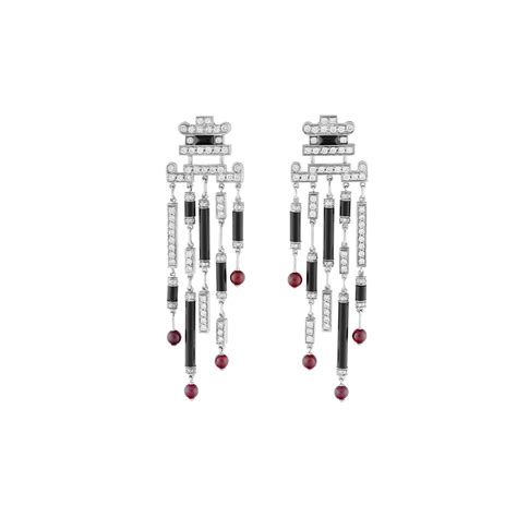 Cartier Ruby Onyx And Diamond Le Baiser Du Dragon Earrings Christies