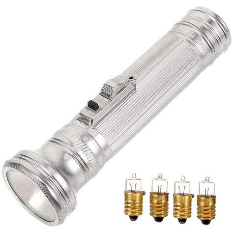 Rhewides Small Flashlight Metal Old Fashioned Flashlight Portable Flashlight For Outdoor