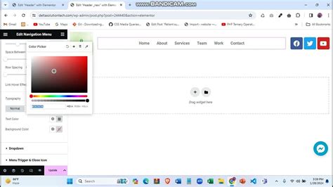 Create Custom Header And Using Elementor In Wordpress Youtube
