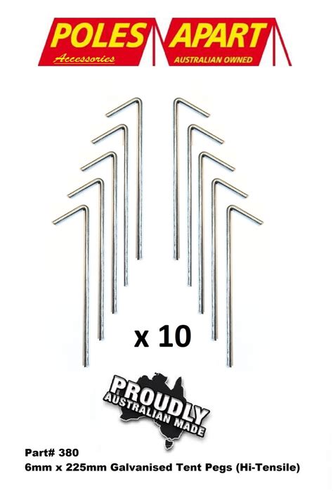 Tent Pegs And Ropes Combo Pack 914 Free Freight Poles Apart