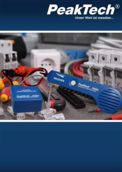 User Manual PeakTech 3434 English 20 Pages